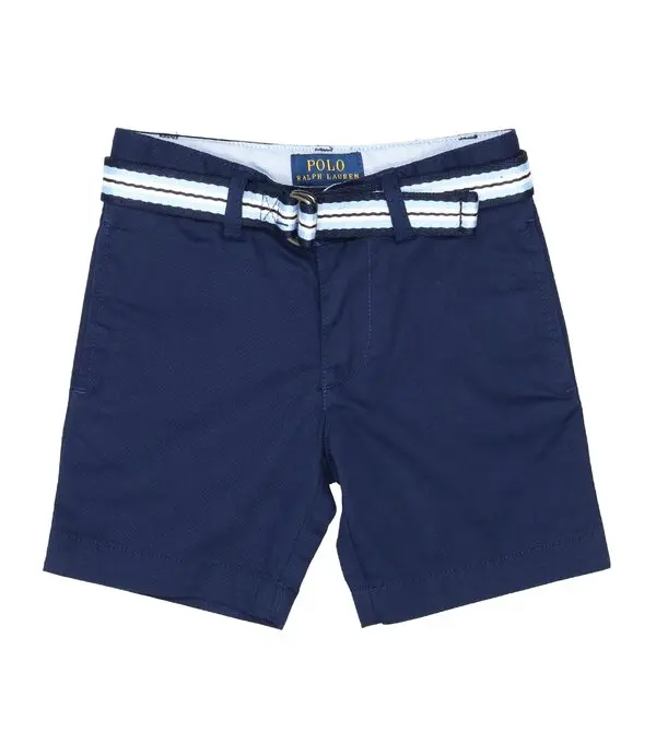 Ralph Lauren Stripe Belt Chino Shorts