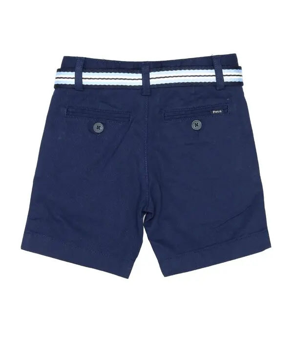 Ralph Lauren Stripe Belt Chino Shorts