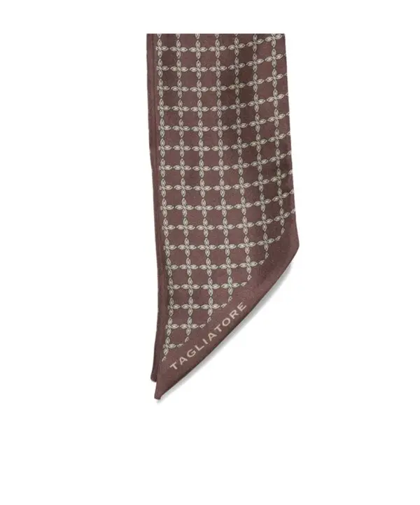 Tagliatore Geometric Pattern Scarf