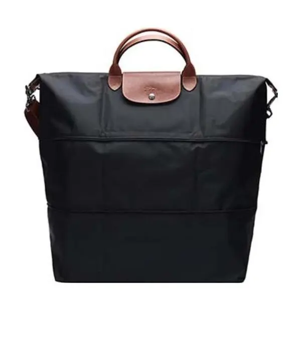 Longchamp Le Pliage Expandable Holdall - Black