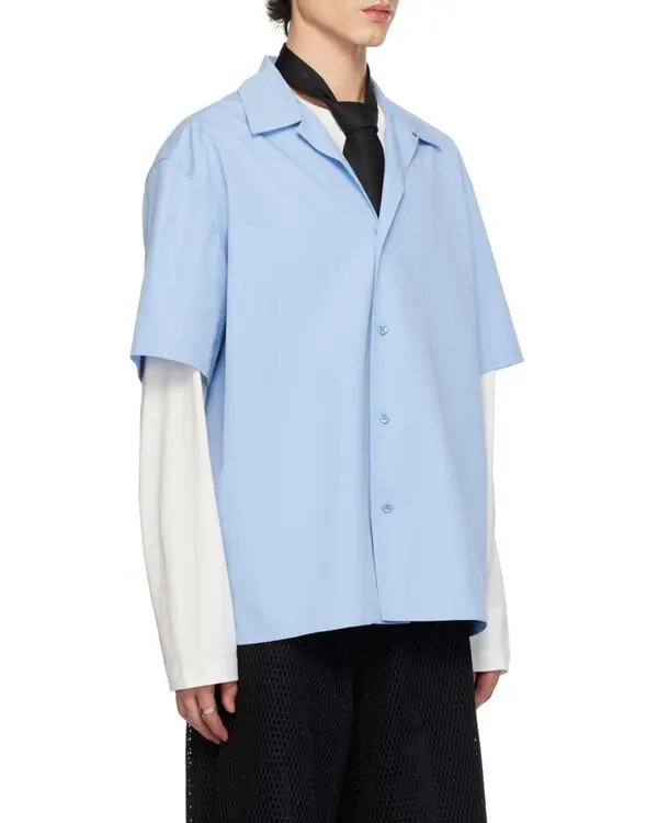 JIL SANDER Buttoned Straight Hem Shirt