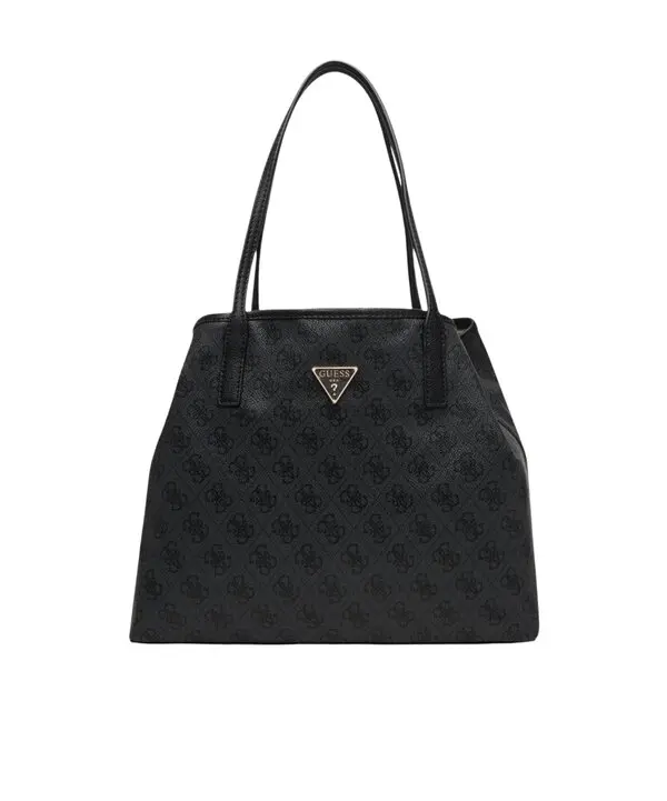 Guess Victtoria Monogram-pattern Pouch-detail Tote Bag