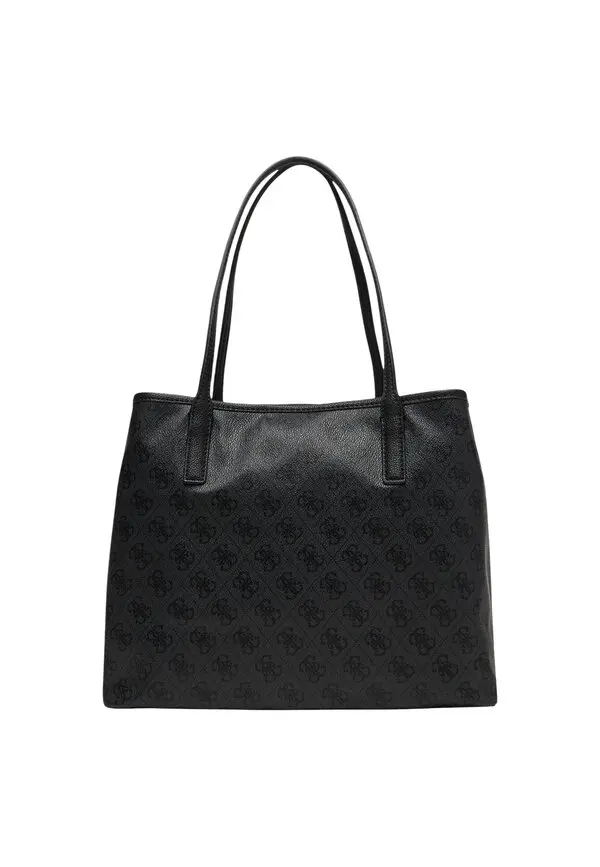 Guess Victtoria Monogram-pattern Pouch-detail Tote Bag