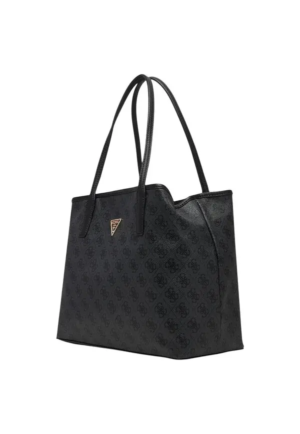 Guess Victtoria Monogram-pattern Pouch-detail Tote Bag