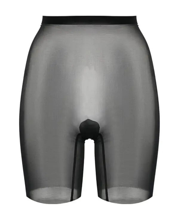 Wolford Tulle Control Mesh Shorts - Black