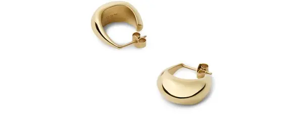 LEMAIRE Mini Curved Pendants Earrings