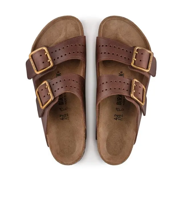 BIRKENSTOCK Arizona Buckle-strap Slip-on Sandals - Green