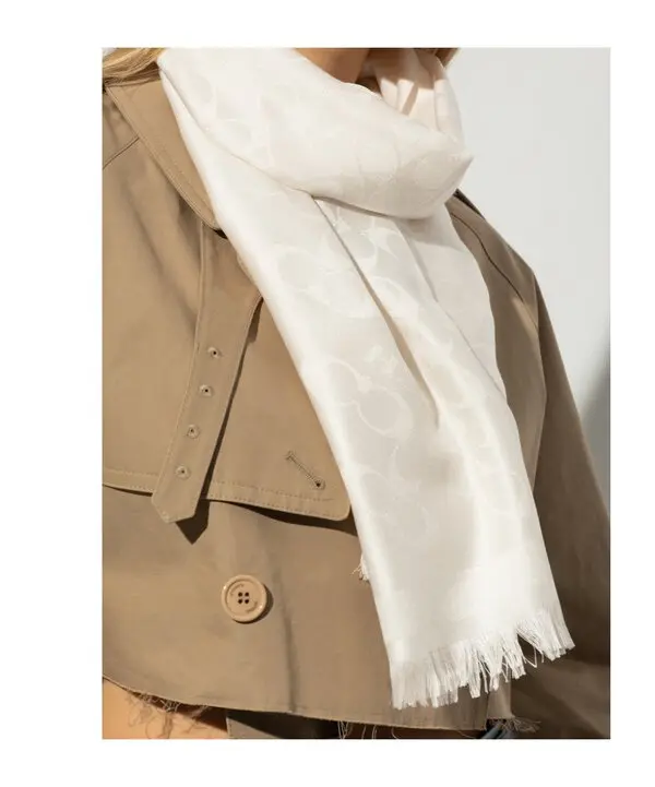 COACH Logo-jacquard Scarf