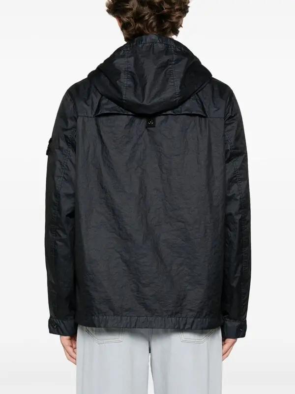 Stone Island Compass Patch Hooded Jacket