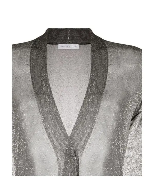 Fabiana Filippi Sequined Translucent Casual Jacket