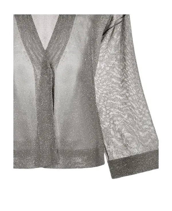Fabiana Filippi Sequined Translucent Casual Jacket
