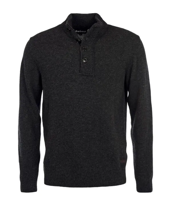 Barbour Button-down Pullover Wool Jumper