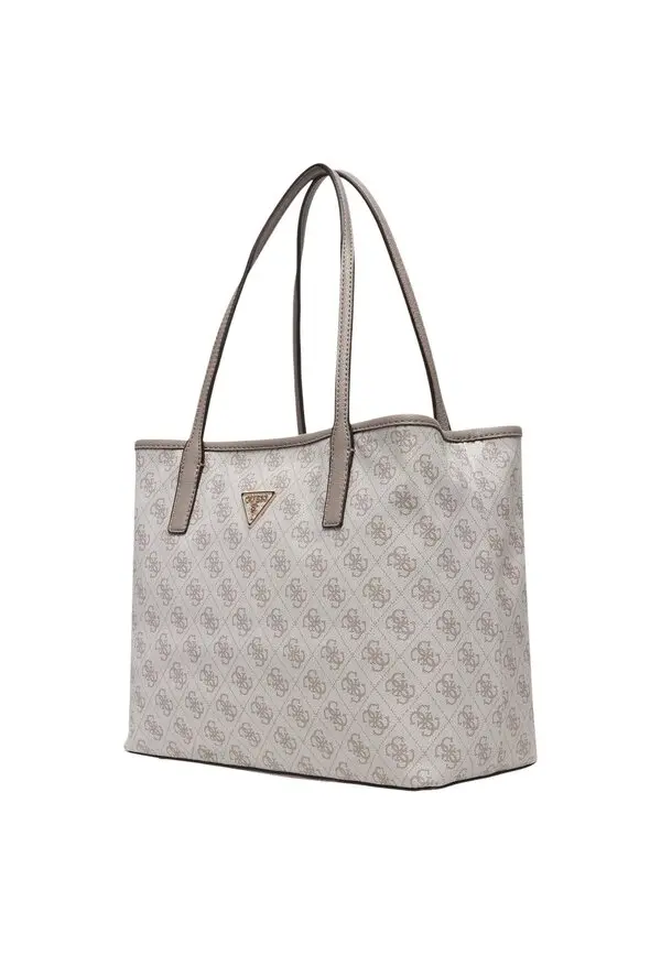 Guess Victtoria Monogram-pattern Logo-plaque Tote Bag