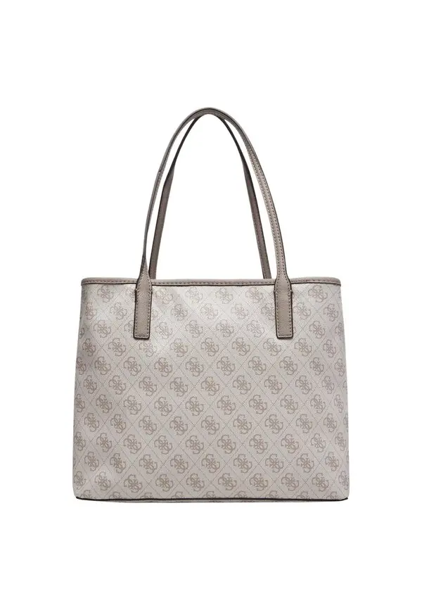 Guess Victtoria Monogram-pattern Logo-plaque Tote Bag
