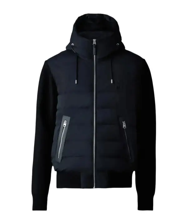 Mackage Long-sleeved Knitted Down Jacket
