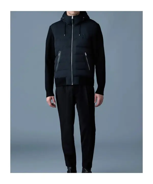 Mackage Long-sleeved Knitted Down Jacket