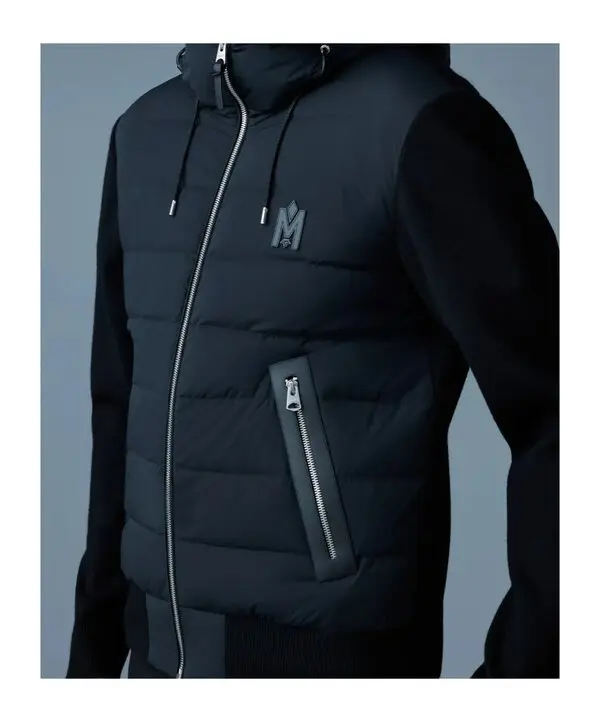 Mackage Long-sleeved Knitted Down Jacket