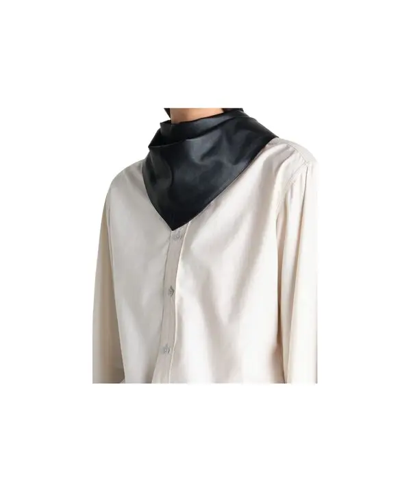 LEMAIRE Triangular Leather Scarf