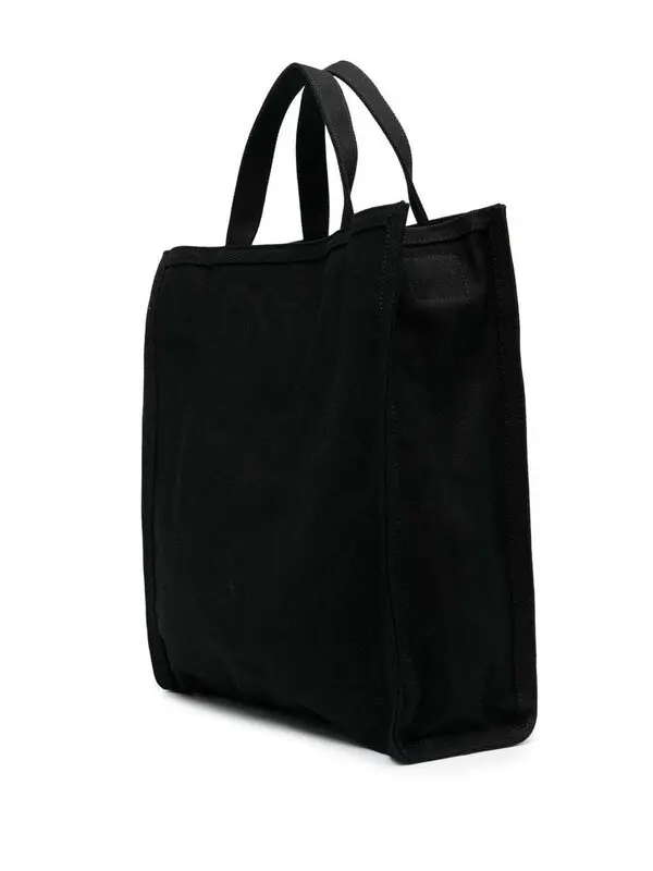 A.p.c. Shopping Bag With Logo - Black