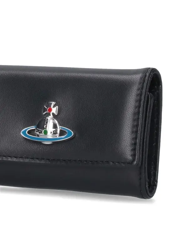 VIVIENNE WESTWOOD Orb Plaque Trifold Wallet