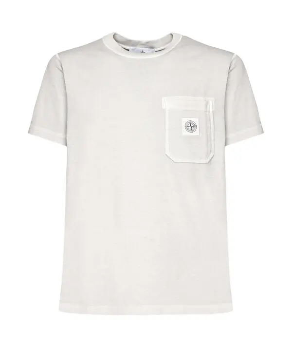 Stone Island Compass Patch Crewneck T-shirt