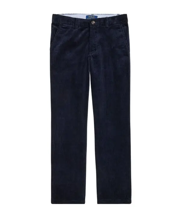 Polo Ralph Lauren Corduroy Straight-leg Trousers - Black