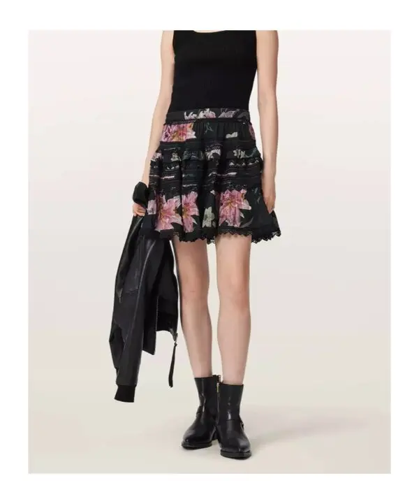 ALLSAINTS Printed Skirt