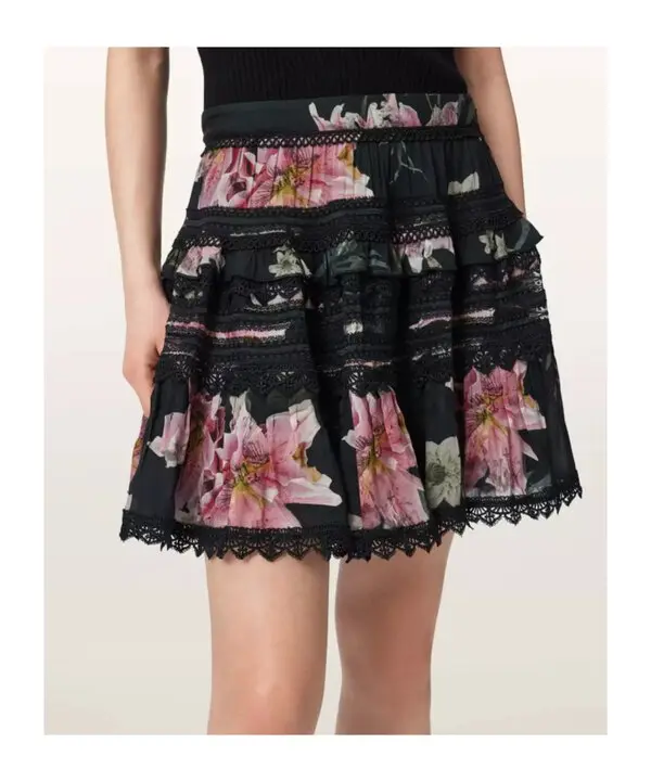 ALLSAINTS Printed Skirt
