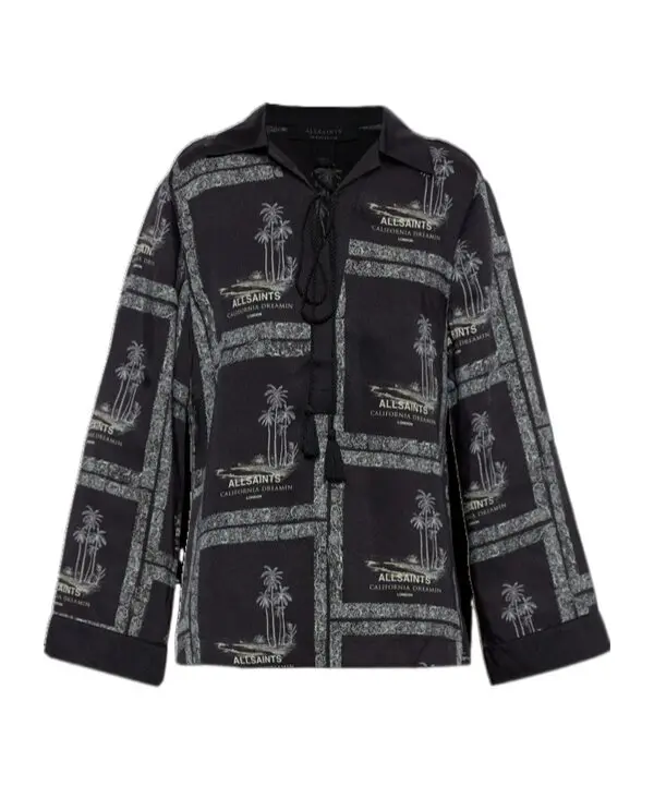ALLSAINTS Lettie Shirt - Waimeablack