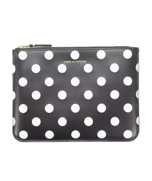 Comme Des Garçons Polka Dot Clutch Bag