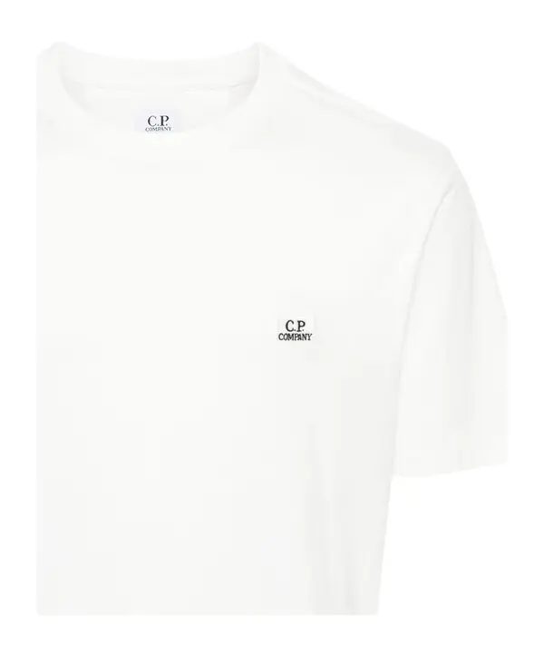 C.P. COMPANY Logo Patch Crewneck T-shirt