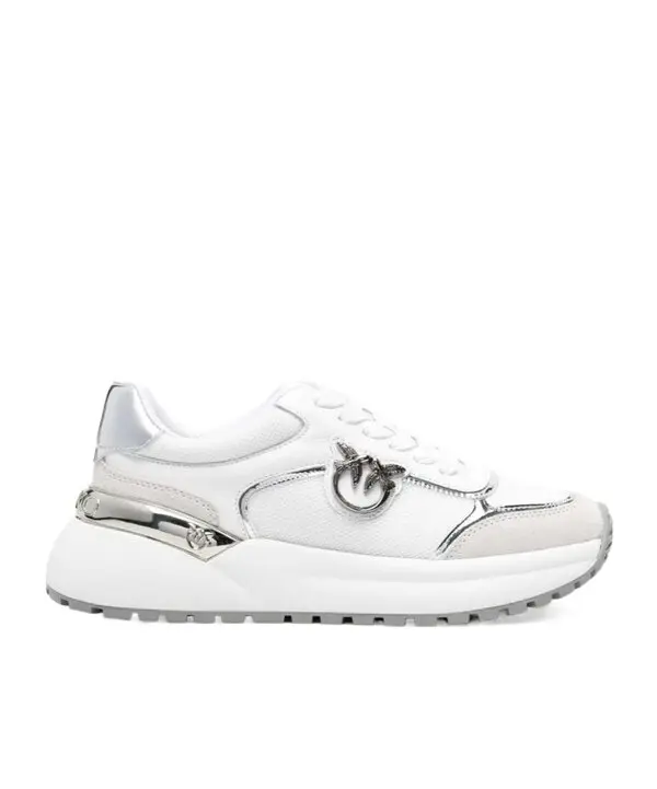 Pinko Love Birds Low Top Sneakers - White