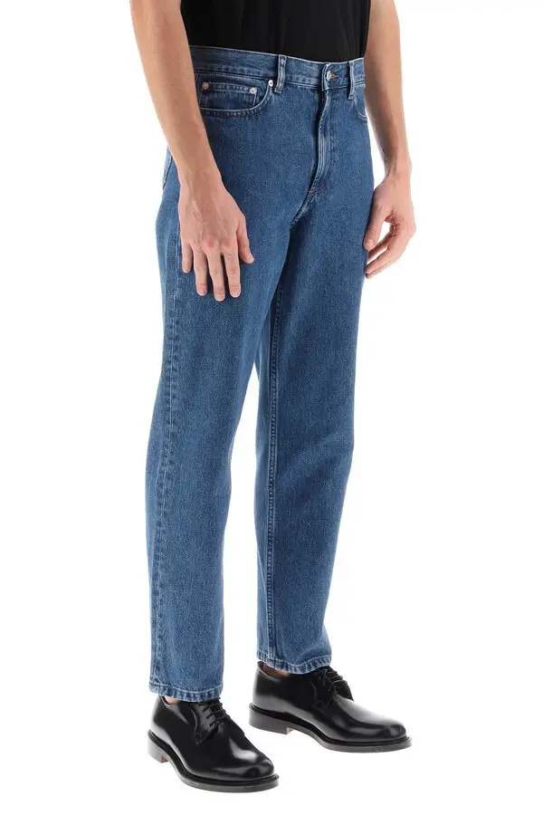 A.p.c. Button Detailed Straight Leg Jeans