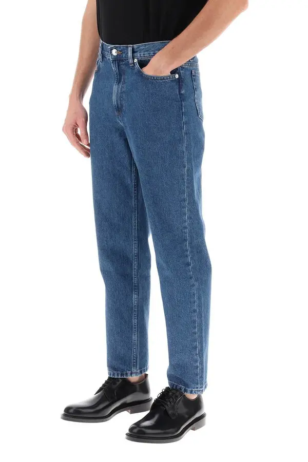 A.p.c. Button Detailed Straight Leg Jeans