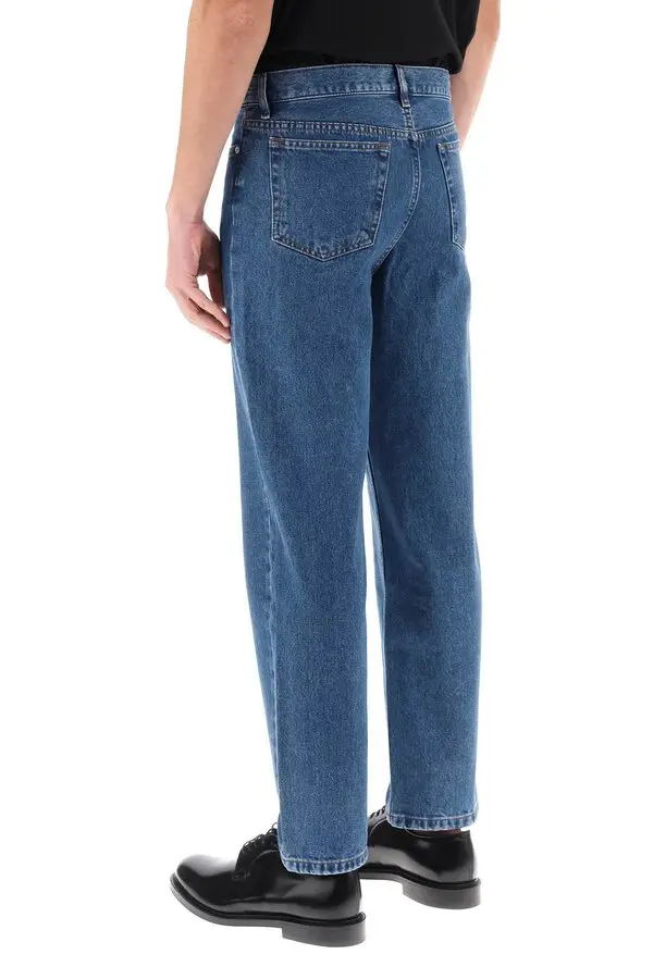 A.p.c. Button Detailed Straight Leg Jeans