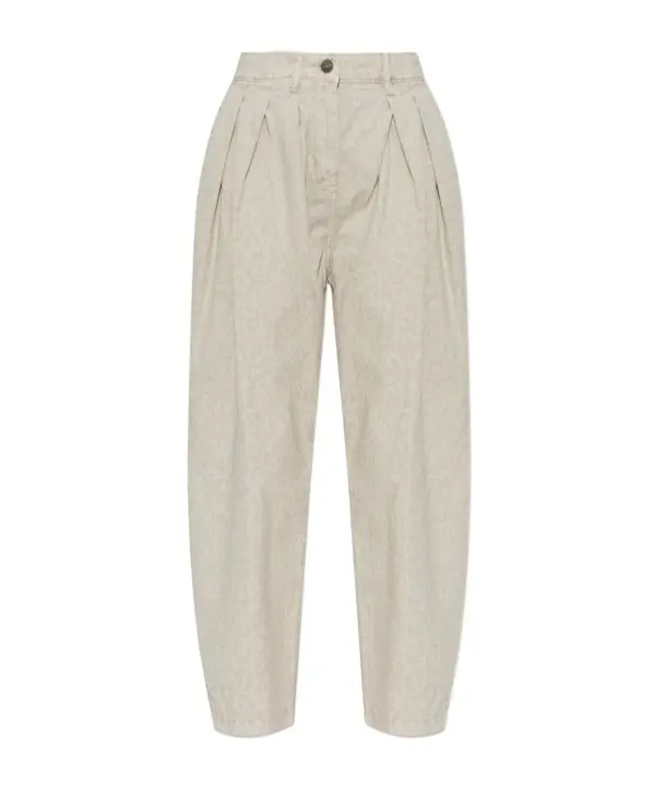 ALLSAINTS Pleated Casual Pants With Belt Loops