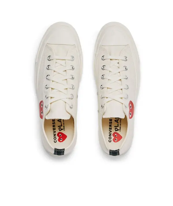 Play Comme Des Garcon Comme Des Garons Play X Converse Low-cut Casual Shoes