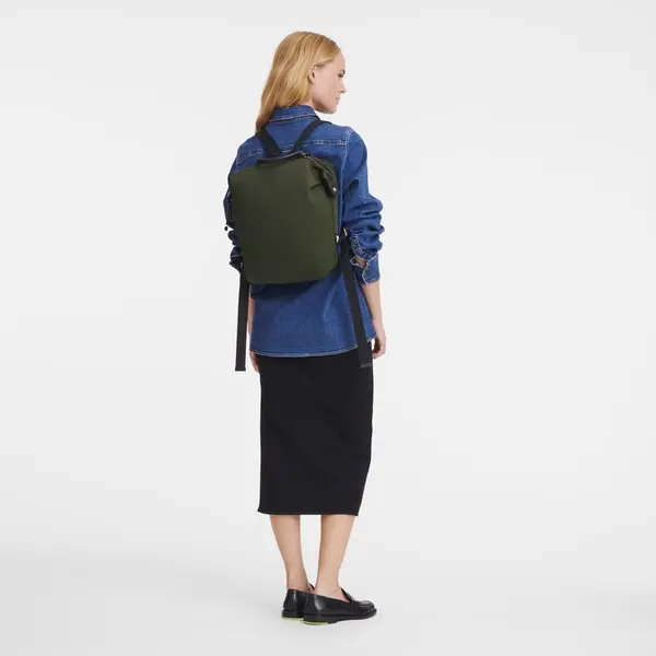 Longchamp Leather Backpack