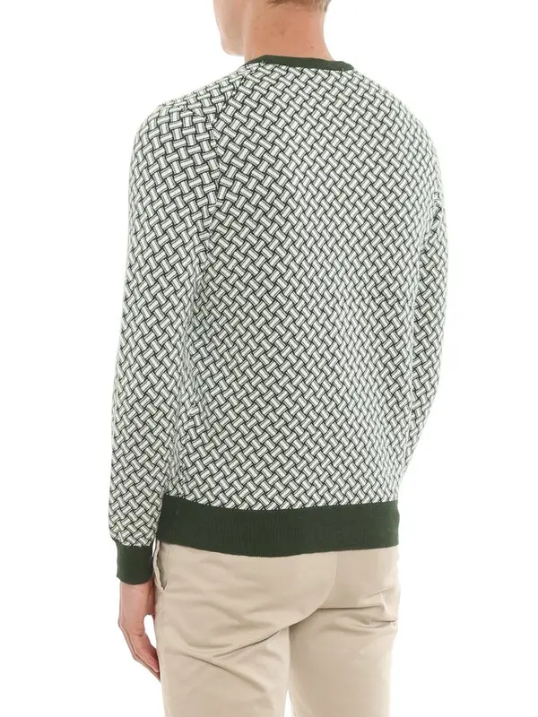 DRUMOHR Biscuit Pattern Crewneck Jumper