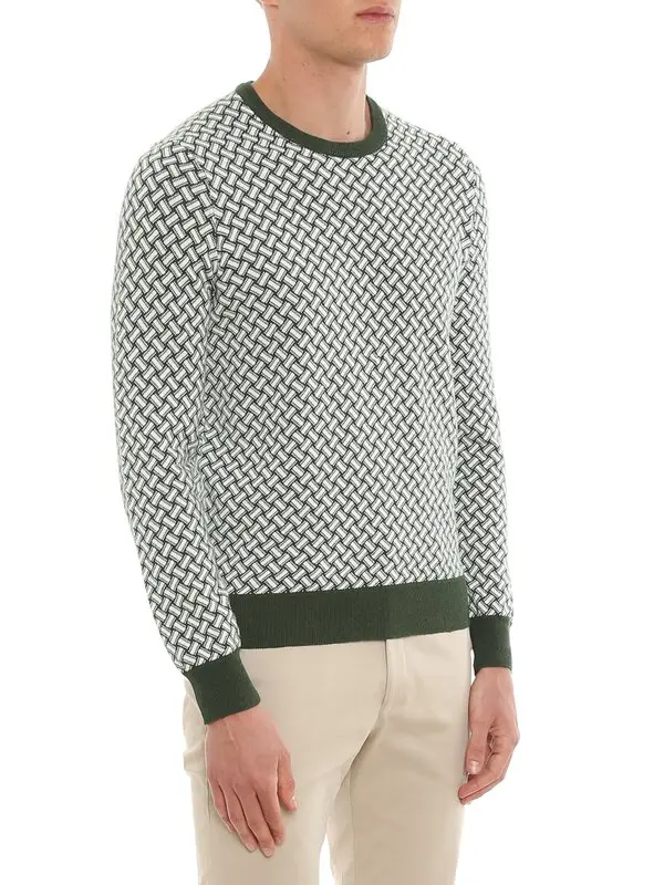 DRUMOHR Biscuit Pattern Crewneck Jumper