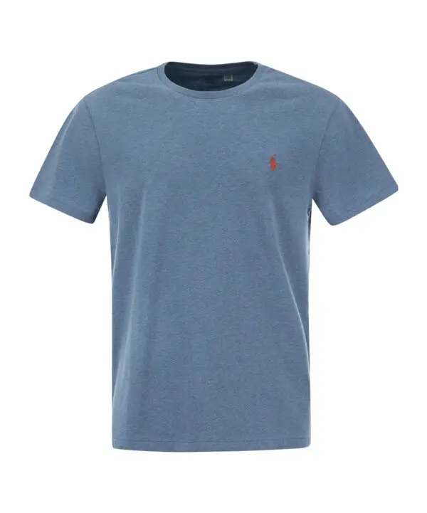 Polo Ralph Lauren Logo-embroidered Crewneck T-shirt - Blue