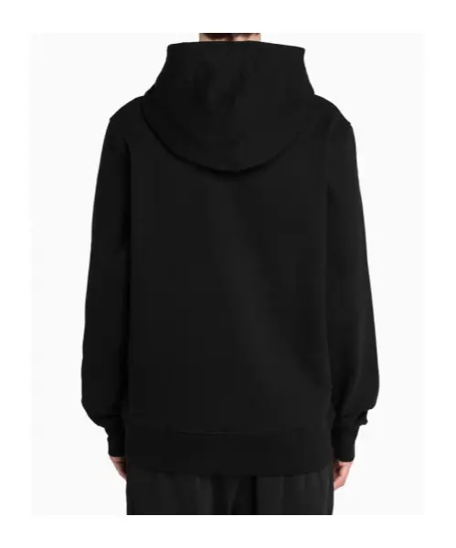 Y3 Logo-print Cotton Hoodie