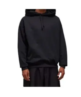 Y3 Maxi Logo Printed Drawstring Hoodie