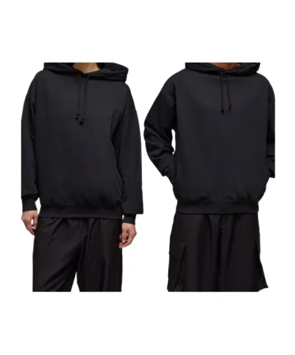Y3 Maxi Logo Printed Drawstring Hoodie
