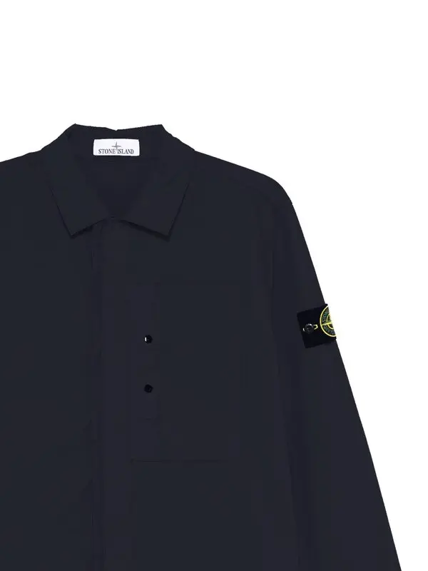 Stone Island Compass Patch Long-sleeved Jacket