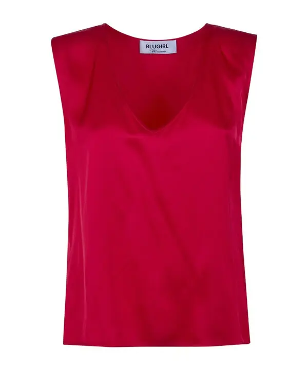 BLUGIRL V-neck Sleeveless Top