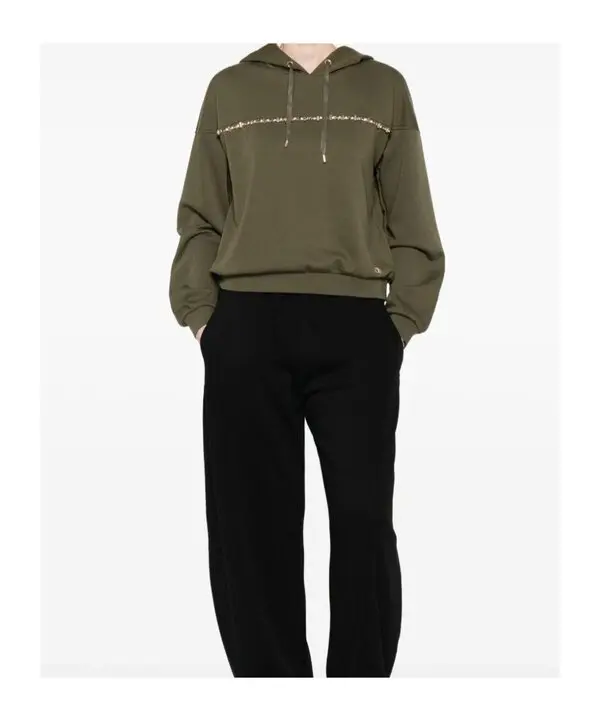 Liu Jo Embellished-band Hoodie