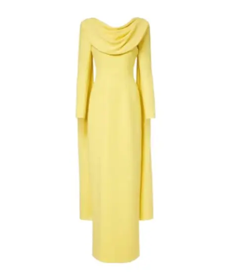 EMILIA WICKSTEAD Zaira Draped Crepe Dress