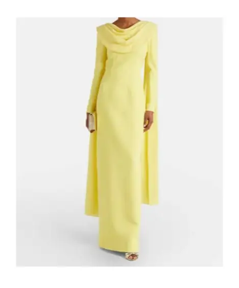 EMILIA WICKSTEAD Zaira Draped Crepe Dress