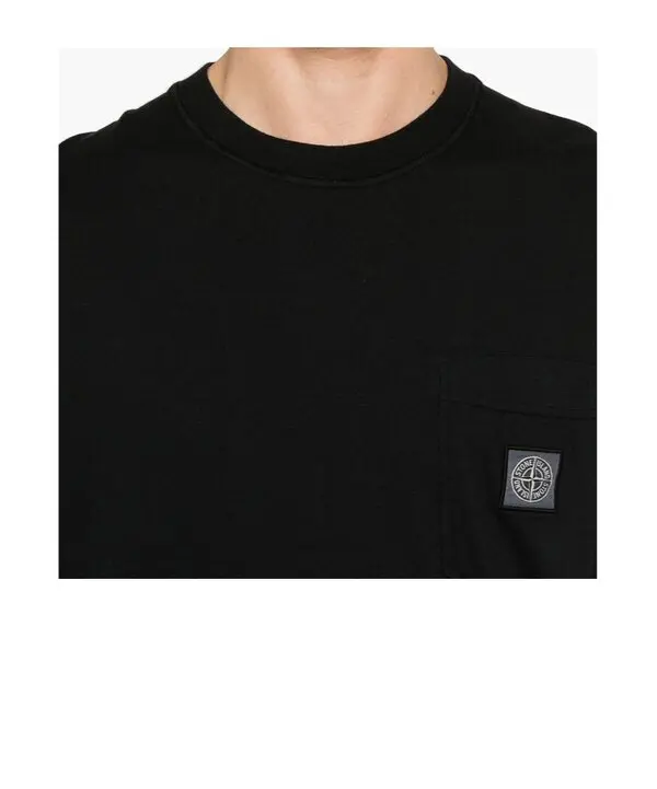 Stone Island Compass Patch Crewneck T-shirt
